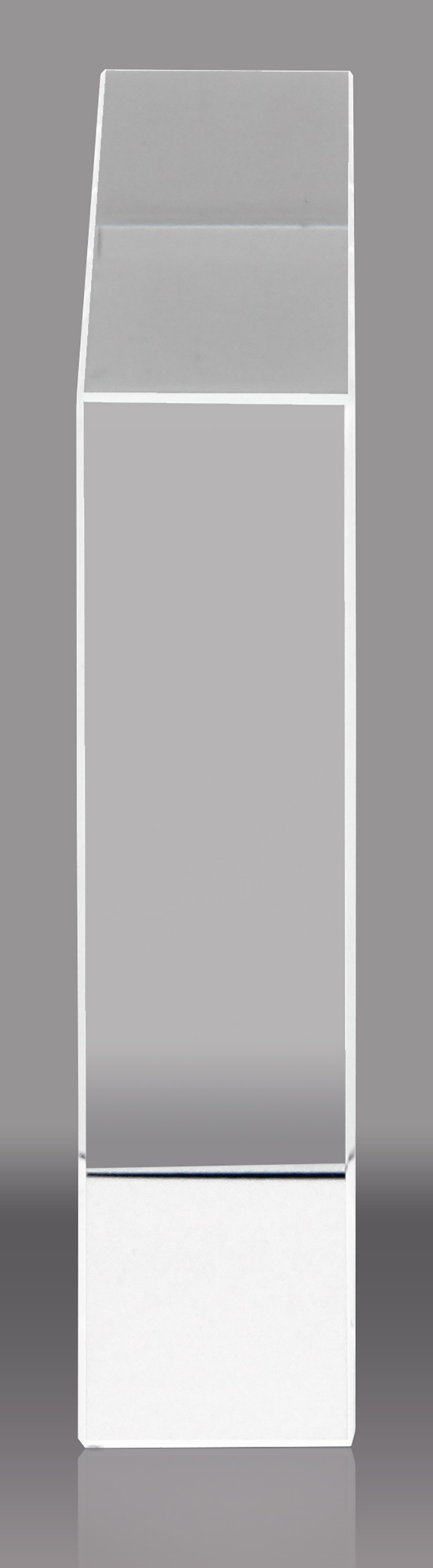 3/4 inch Thick Custom Crystal Horizontal Block Award - 5x3 inch ...