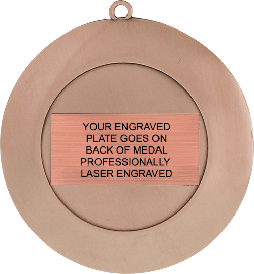 Star Eclipse Custom Insert Medal- Bronze - Trophy Depot