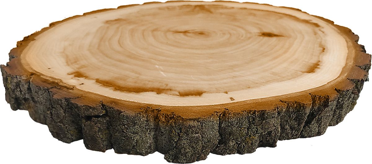 Old West Cottonwood Log Plaque- 7 inch - Trophy Depot