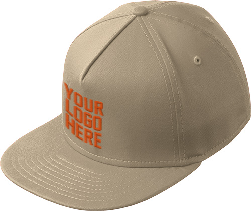 Custom Embroidered Flat Bill Stretch Cap - Trophy Depot