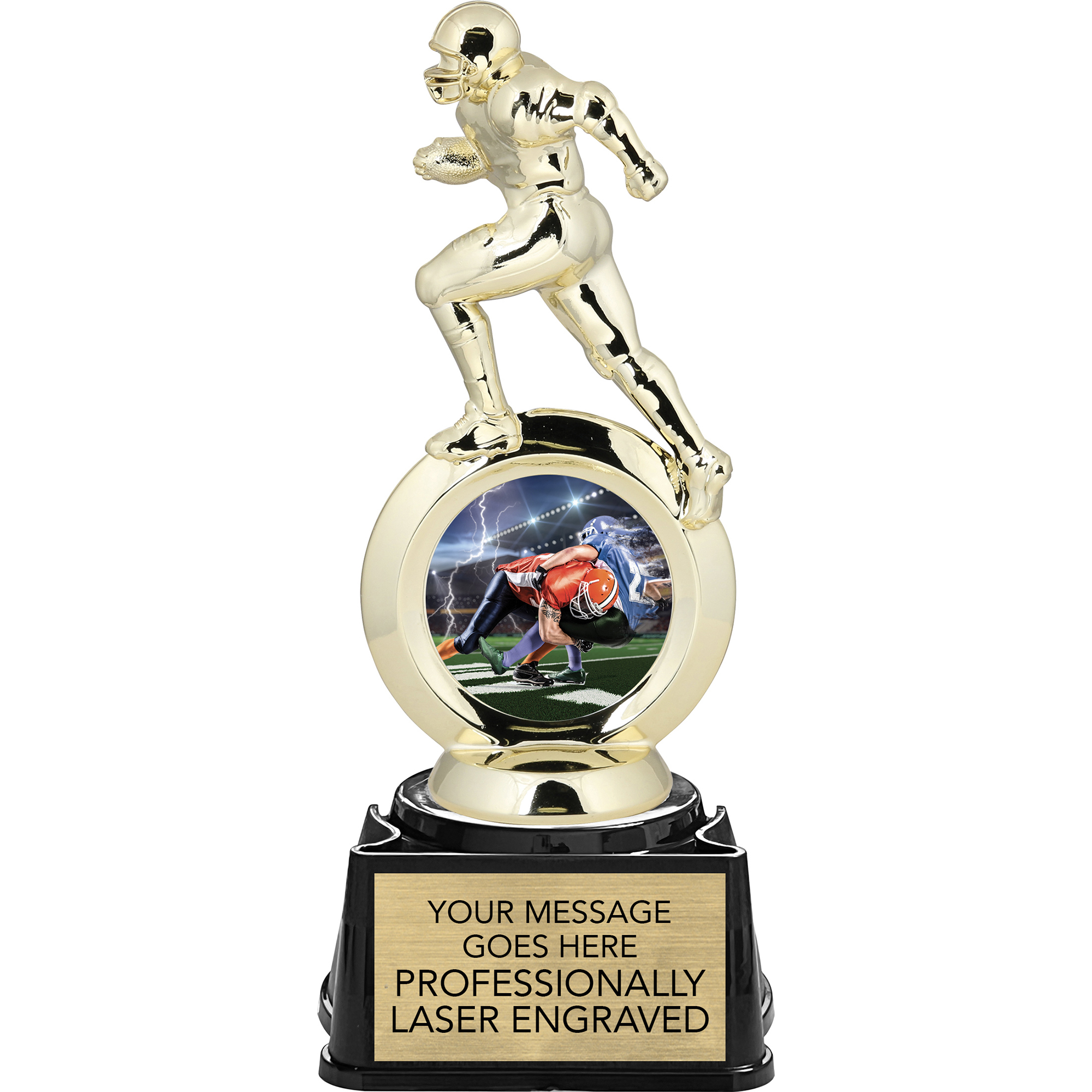 Football All-Star Insert Trophy - 8.5 inch - Trophy Depot