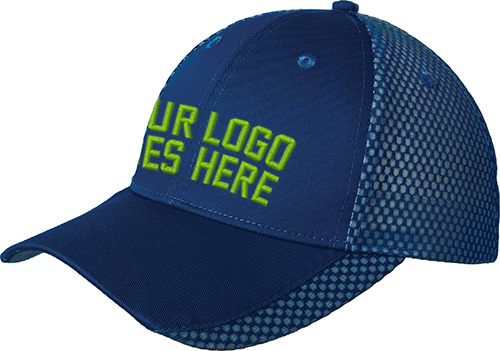Custom Embroidered Two-Color Mesh Back Cap - Trophy Depot