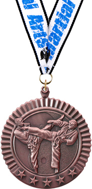 Martial Arts (M) 5 Star Medal- Bronze - Trophy Depot