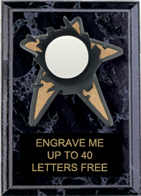 Volleyball Spring Loaded Plaque - Trophy Depot