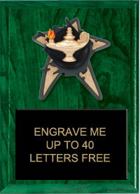 Knowledge Spring Loaded Plaque - Trophy Depot