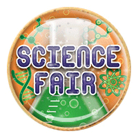 3D Glitter Dome Ultra-Pin- Science Fair - Trophy Depot