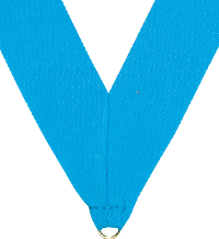 Light Blue Neck Ribbon - Trophy Depot