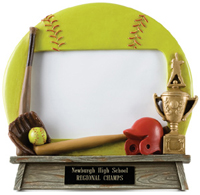 Softball Vintage Sport Photo Frame Resin - Trophy Depot
