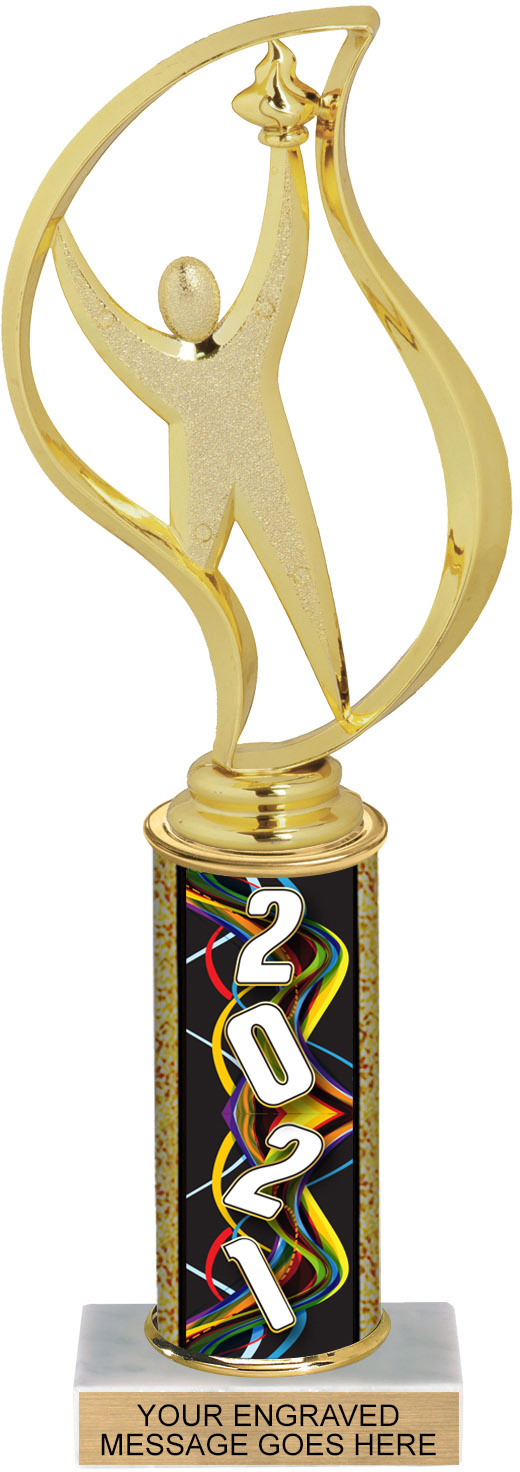 Trophy with 2021 Exclusive Column - 10 inch - Trophy Depot