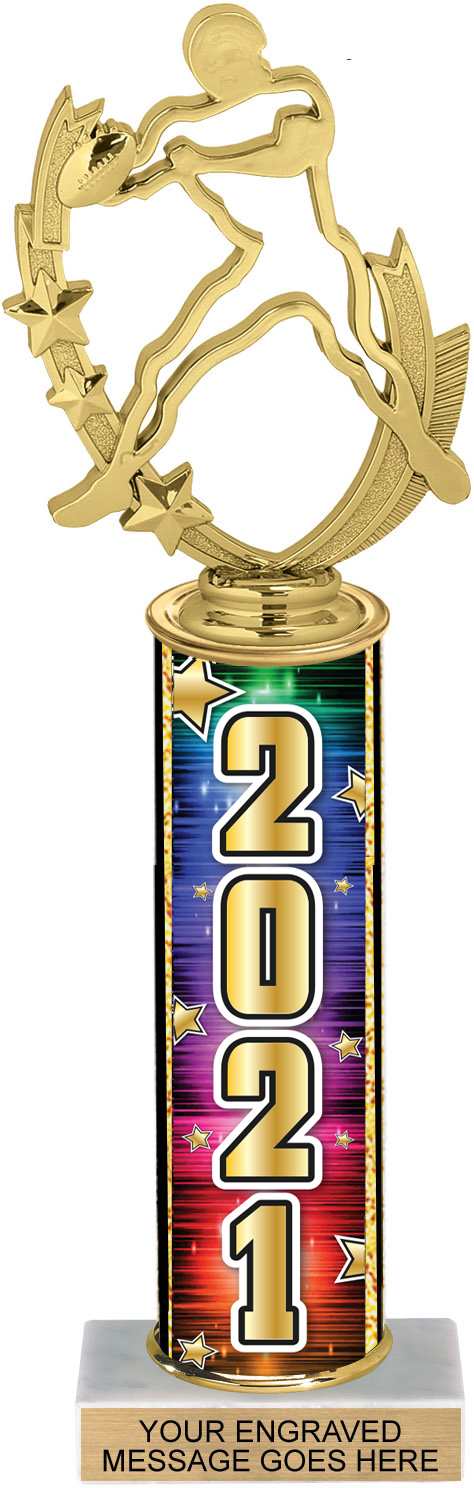 2021 Exclusive Column Trophy - 12 inch - Trophy Depot