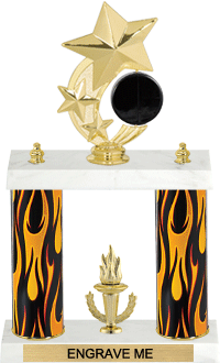 Hockey Shooting Star Spinning Trophy - Trophy Depot