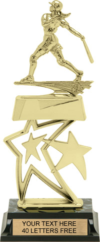 Softball All Star Sport Star Riser - Trophy Depot