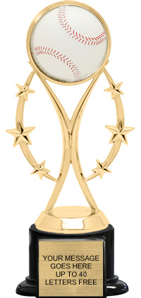 Baseball 6 Star Color Sport Theme - Trophy Depot