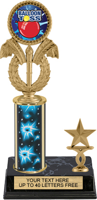 Wreath & Torch Insert Holder Trophy with 1 Trim - Trophy Depot