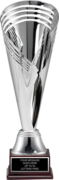 Euro Twist Metal Sculpture - Trophy Depot