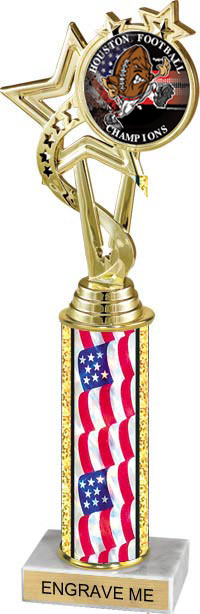 EXCLUSIVE Personalized Insert Trophy w/ Column - Trophy Depot