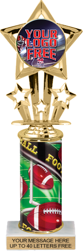 Shooting Star Custom Insert Trophy w/ Column - Trophy Depot