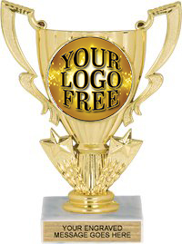 1/2 Cup Custom Insert Trophy - Trophy Depot