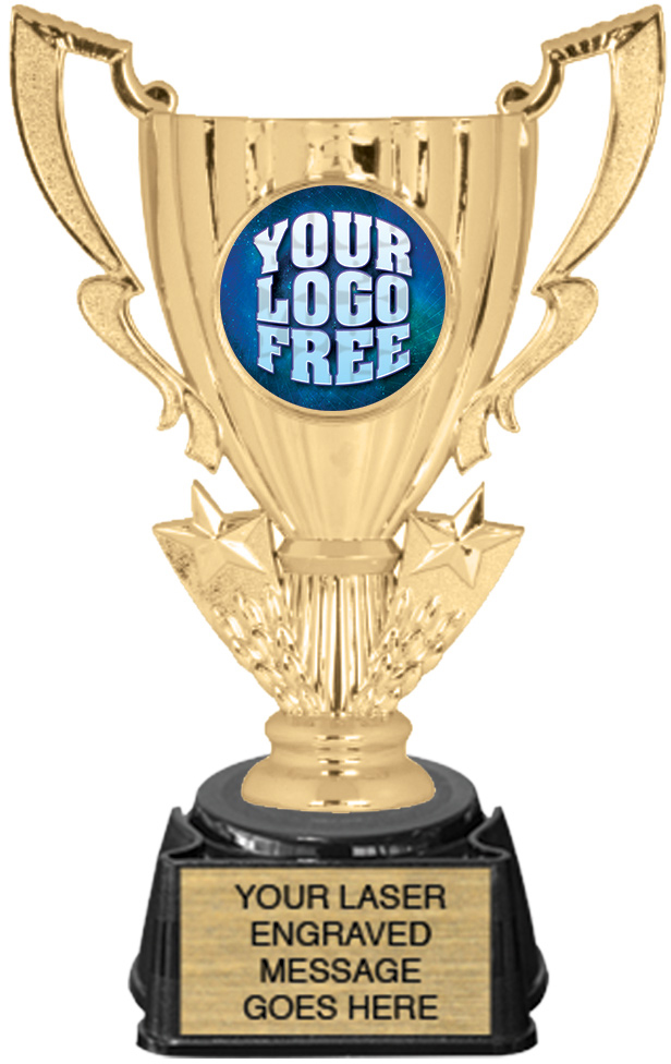 1/2 Cup Custom Insert Trophy - Trophy Depot