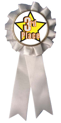 3rd Place Ribbon - Trophy Depot
