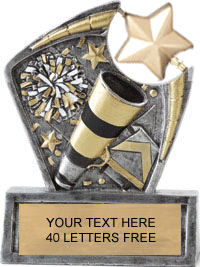 Cheer Spinning Sport Resin Trophy - Trophy Depot