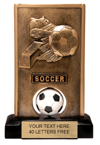 Soccer Spinning Resin Trophy - Trophy Depot