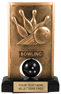 Bowling Spinning Resin Trophy - Trophy Depot