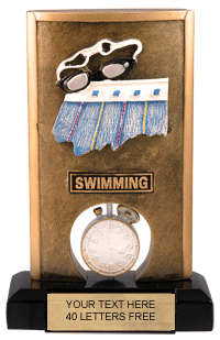 Swimming Spinning Resin Trophy - Trophy Depot
