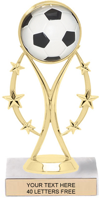 Soccer 6 Star Color Sport Theme - Trophy Depot