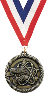 Science Fair Scholastic Medal - Trophy Depot